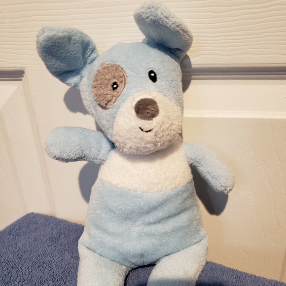 Gund | Toys | Baby Gund Blue Spotto Dog Plush Stuffed Animal | Poshmark